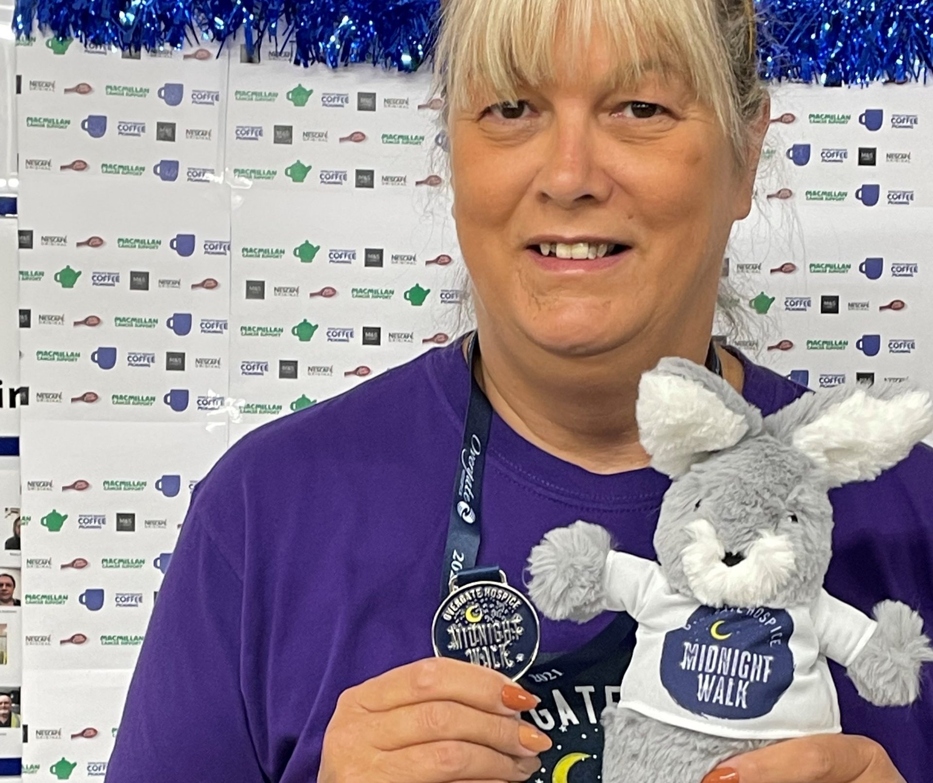 Community: £128 raised for Overgate Hospice at Midnight Walk - Lucy Zodion